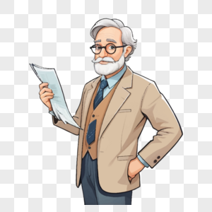 作家卡通图片_作家卡通素材_作家卡通高清图片_摄图网图片下载