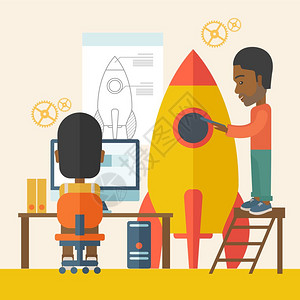 科研人员卡通图片_科研人员卡通素材_科研人员卡通高清图片_摄图网图片下载