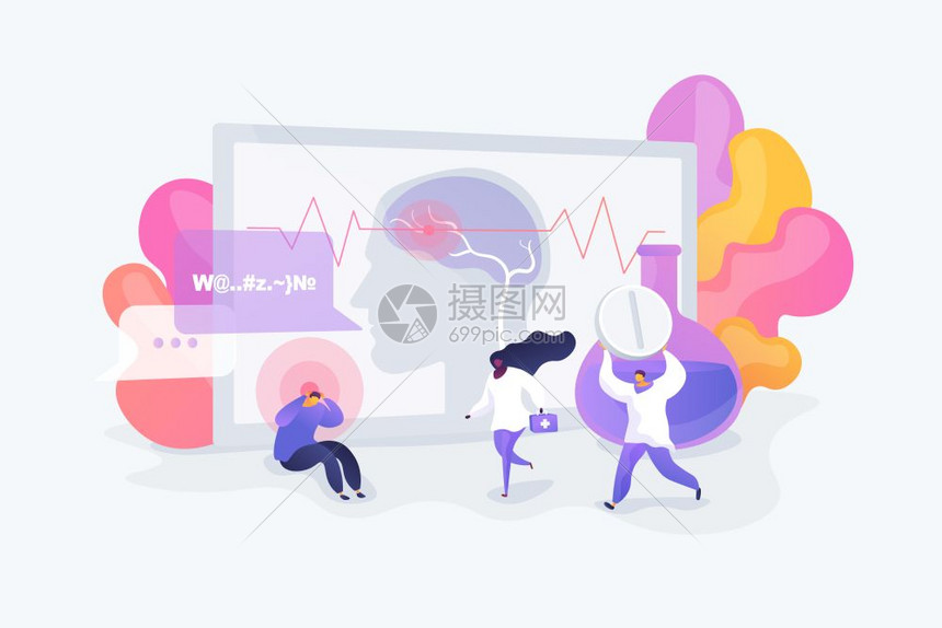 中风矢量插图插画图片下载-正版图片302317979-摄图网