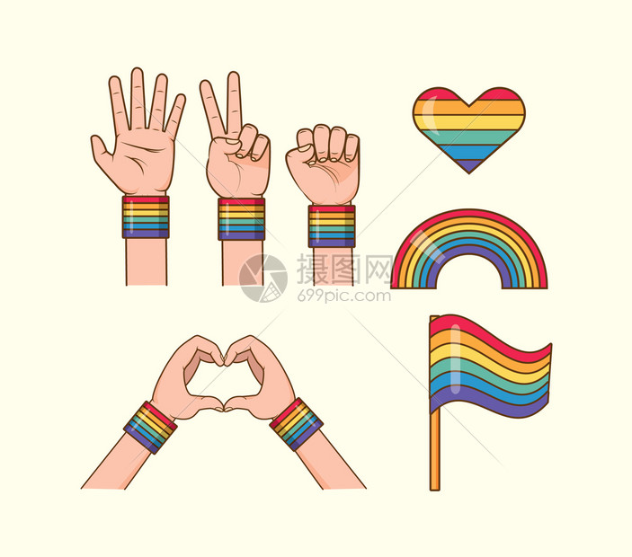Igbt自豪别取向lgbtq插画图片下载-正版图片302548372-摄图网