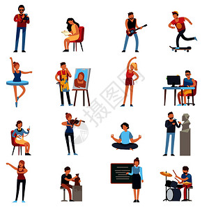 作家卡通图片_作家卡通素材_作家卡通高清图片_摄图网图片下载