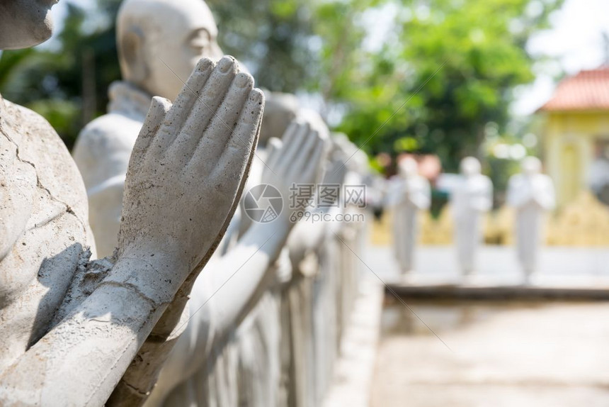 斯里兰卡一座寺庙里的佛像特写高清图片下载-正版图片303001546-摄图网