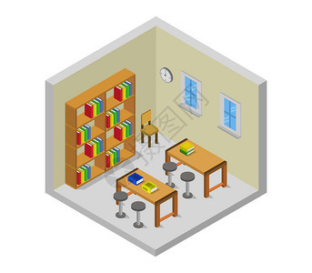 卡通图书馆插画图片下载-正版图片303054314-摄图网