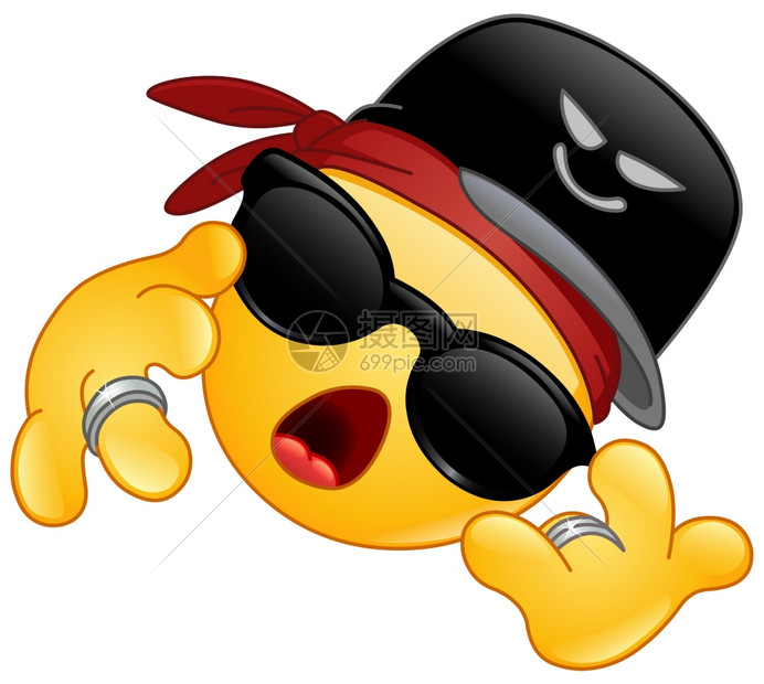 RAP音乐家表情插画图片下载-正版图片303332447-摄图网