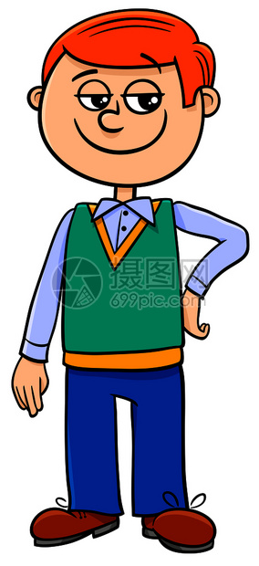 卡通可爱男孩插图插画图片下载-正版图片303437332-摄图网