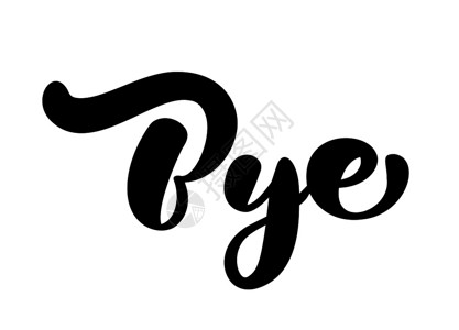 bye插画_bye卡通_bye插图_手绘_板绘_摄图网