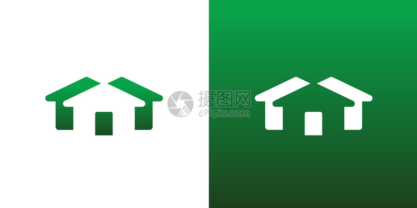 抽象房地产住符号插画图片下载-正版图片303616485-摄图网