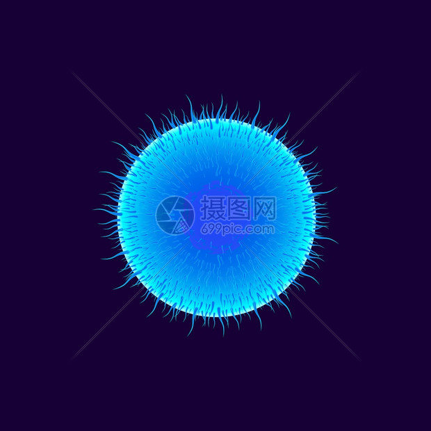 显微镜下的微生物细菌胞矢量图插画图片下载-正版图片303693055-摄图网