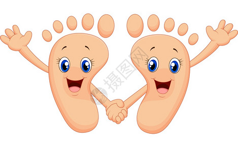 卡通的脚图片-卡通的脚素材图片大全-摄图网