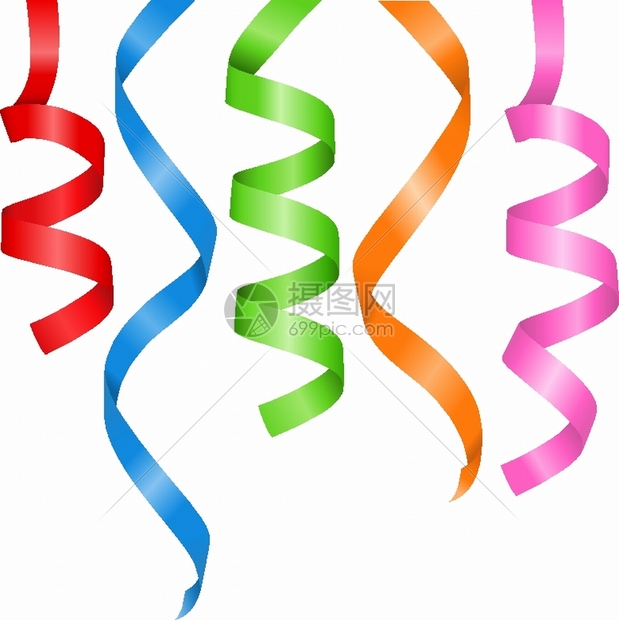 彩色丝带插画图片下载-正版图片303879194-摄图网
