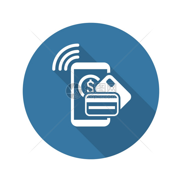 移动支付图标平面设计业务概念单独说明插画图片下载-正版图片304141943-摄图网