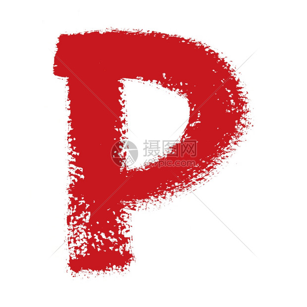 P白色背景上孤立的多色字母表高清图片下载-正版图片304151577-摄图网