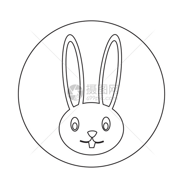 兔子图标高清图片下载-正版图片304319888-摄图网