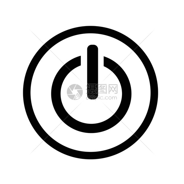 电源图标高清图片下载-正版图片304364365-摄图网