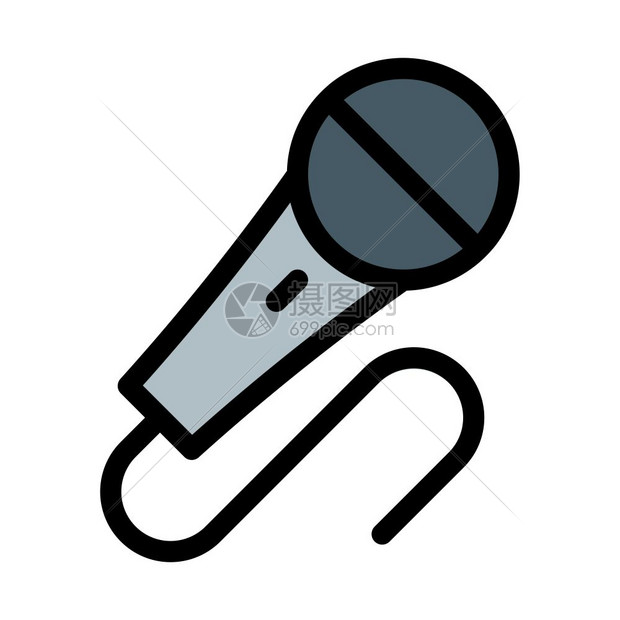 有线能Mic插画图片下载-正版图片304451215-摄图网