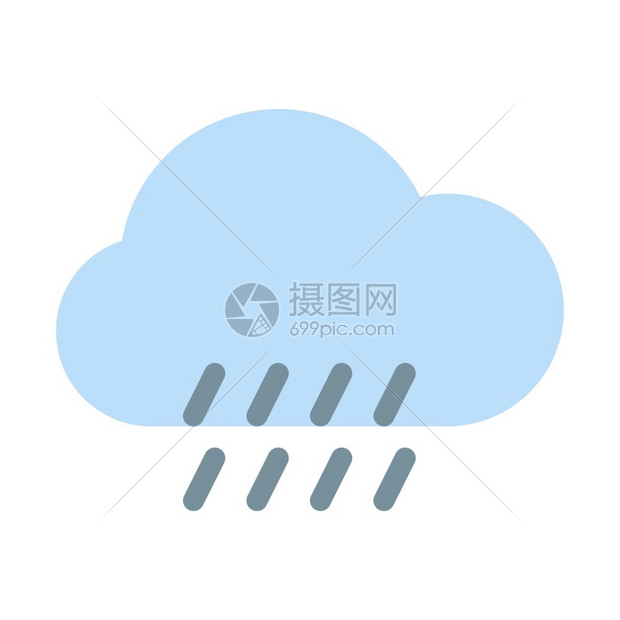 阵雨图标插画图片下载-正版图片304451946-摄图网