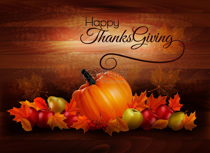 感恩节矢量背景插画图片下载-正版图片304579983-摄图网