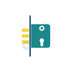 门控图标平面彩色设计矢量插图高清图片下载-正版图片304937716-摄图网