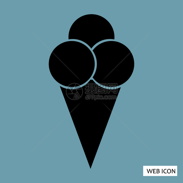 冰淇淋图标插画图片下载-正版图片305306060-摄图网
