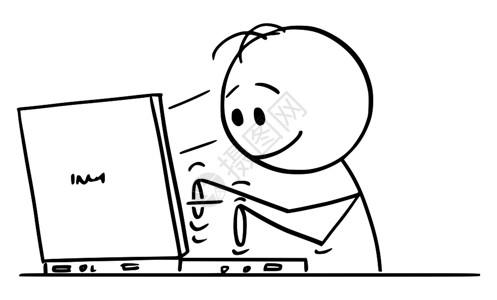 作家卡通图片_作家卡通素材_作家卡通高清图片_摄图网图片下载