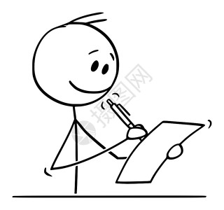 作家卡通图片_作家卡通素材_作家卡通高清图片_摄图网图片下载