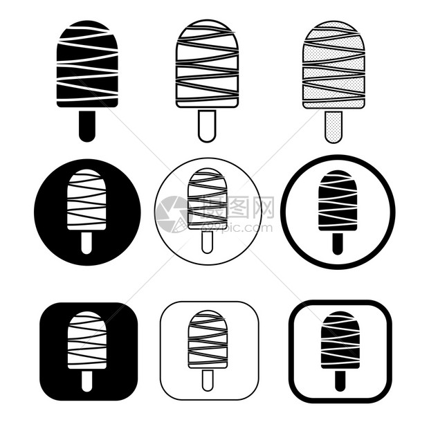 简单的IceCream图标集高清图片下载-正版图片305552015-摄图网