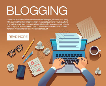 作家插画_作家卡通_作家插图_手绘_板绘_摄图网