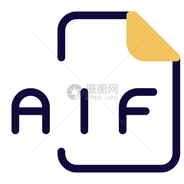 AIF文件是使用音频互换文件格式AIFF创建的音频文件插画图片下载-正版图片306788564-摄图网