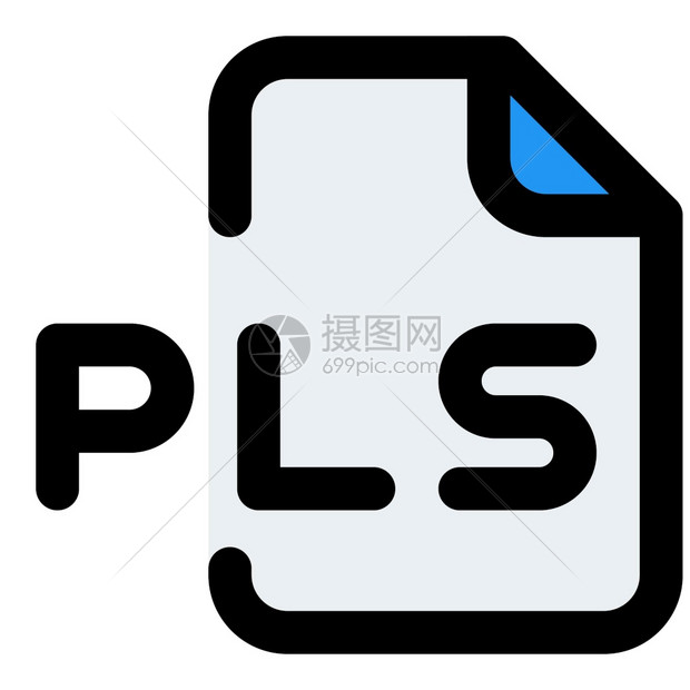 PLS是多媒体播放列表的计算机文件格式高清图片下载-正版图片306806139-摄图网