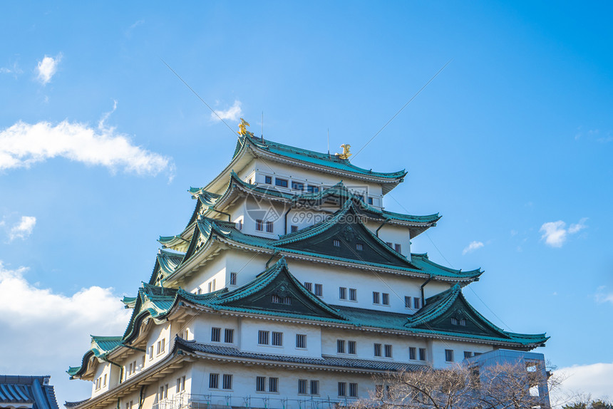 日本名古屋城堡高清图片下载-正版图片307510591-摄图网