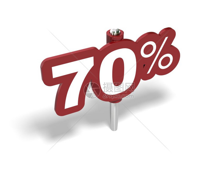 离开一种销售量70的红牌代表白种背景70的红牌代表七百分图片素材-正版创意图片307570226-摄图网