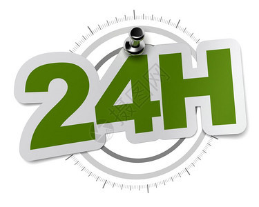 72H0小时的贴纸在灰色手表拨号上在白色背景图象上映72H4小时的航运七十二小时服务钟互联网图片素材-正版创意图片307602252-摄图网