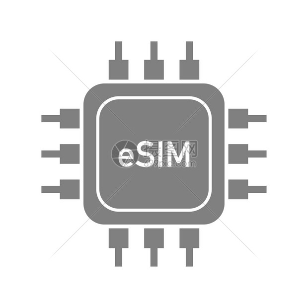 手机ESIM嵌入的SIM卡现代技术矢量说明联系卡片图片素材-正版创意图片307798574-摄图网