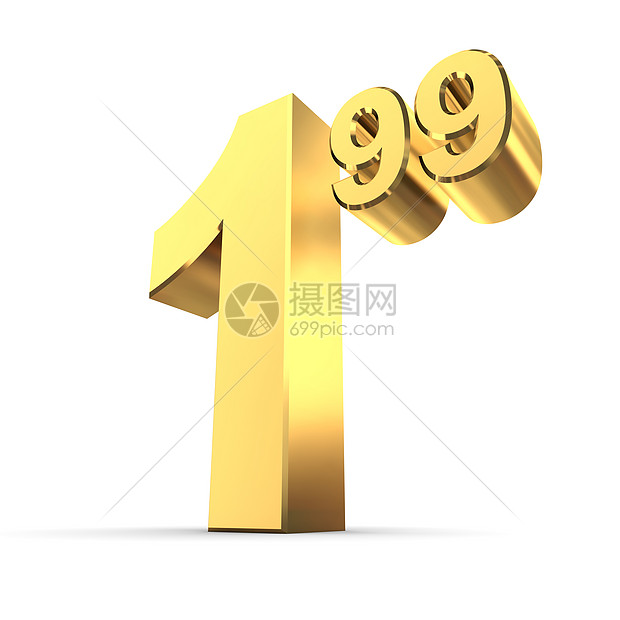 1 99号固体价格标签-闪光金高清图片下载-正版图片320277957-摄图网