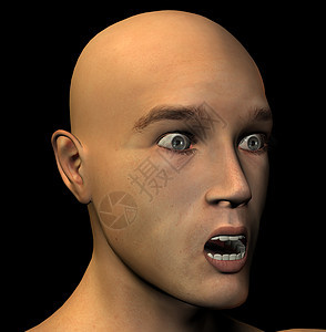 震惊的男性脸孔惊愕情感概念创伤惊喜鼻子情绪化男人眼睛牙齿高清图片下载-正版图片320298723-摄图网