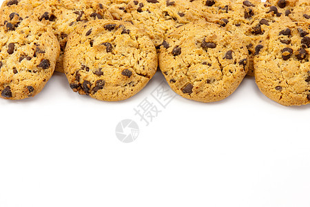 在白背景中孤立的 cookie美食小吃紧缩糖果面包白色脆皮营养宏观饼干高清图片下载-正版图片320489096-摄图网