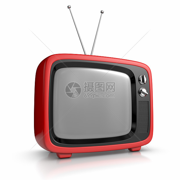 Retro TV 转发电视信息复兴红色媒体复古广播技术高清图片下载-正版图片320519975-摄图网