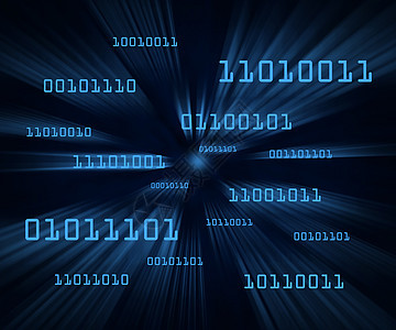 绿色的二进制代码字节 在旋涡中飞行高清图片下载-正版图片320550262-摄图网