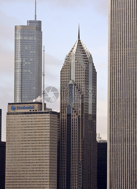 芝加哥市中心市摩天大楼城市都市市中心商业旅行景观建筑学反射街道高清图片下载-正版图片320590804-摄图网