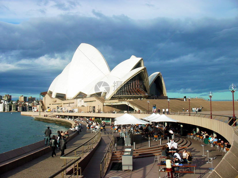 悉尼歌剧院天气房子歌剧高清图片下载-正版图片320700795-摄图网