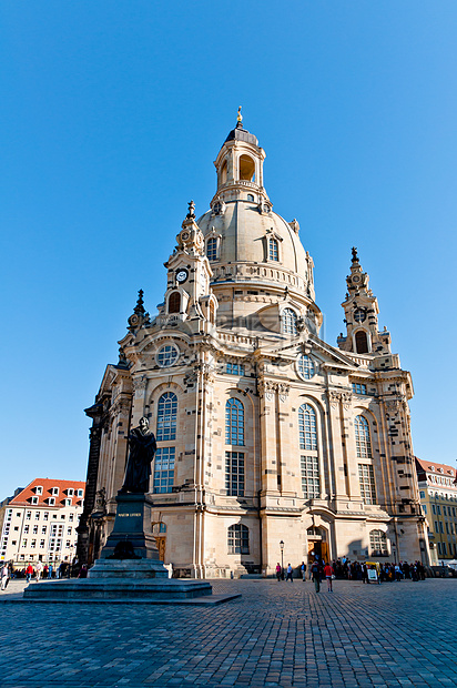 马丁·路德雕像和德国德累斯顿高清图片下载-正版图片320716349-摄图网