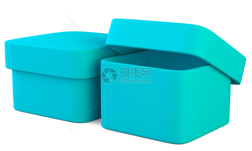 空白蓝箱零售店铺商品插图包装盒子礼物正方形仓库产品高清图片下载-正版图片320725130-摄图网