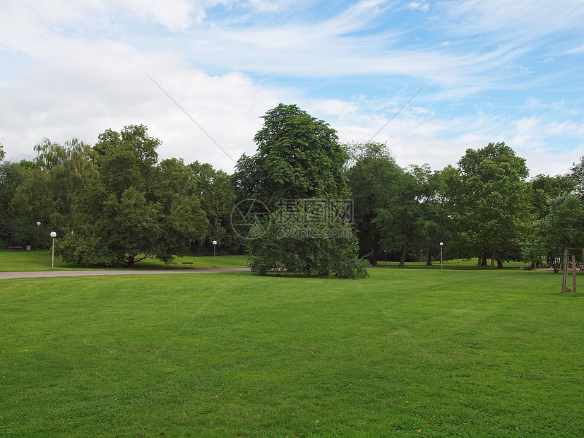 德国斯图加特的花园植被树木联盟公园草地绿色高清图片下载-正版图片320760737-摄图网