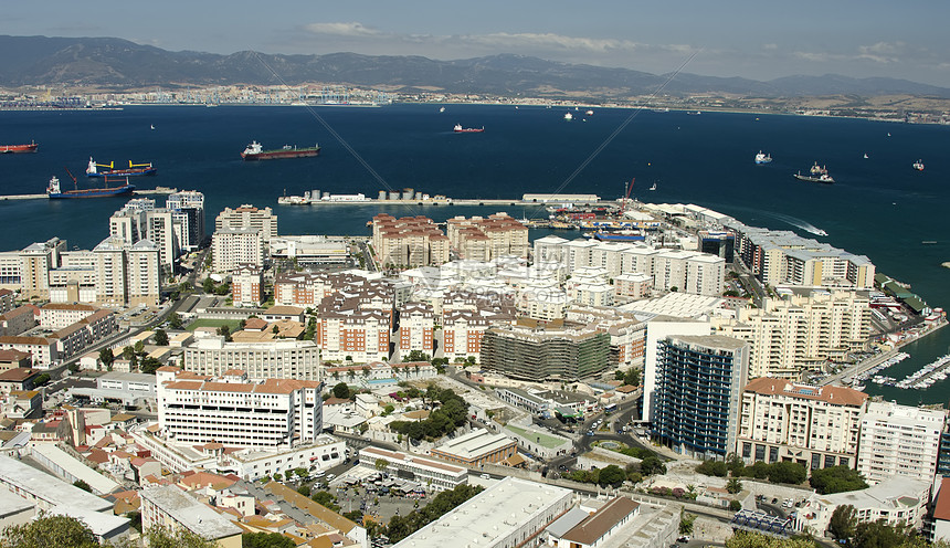 直布罗陀及其海湾高清图片下载-正版图片320782151-摄图网