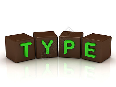 带有绿色字母的 TYPE 符号高清图片下载-正版图片320859011-摄图网