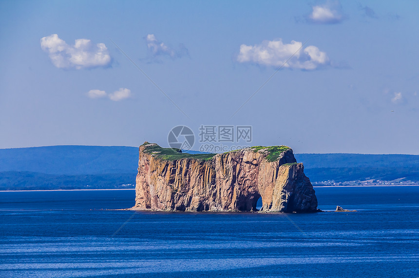 Perce 摇滚天空拱门巨石蓝色岩石石头高清图片下载-正版图片320963689-摄图网