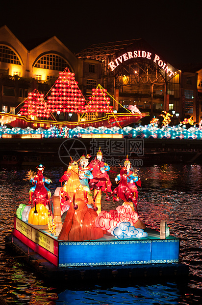 色彩多彩的灯笼船高清图片下载-正版图片320985768-摄图网