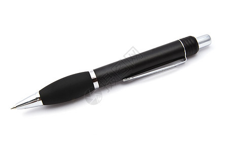 黑色球点 Pen 孤立于白色背景秘书工具签名办公室笔记对角线概念奢华黑色金属高清图片下载-正版图片321110954-摄图网
