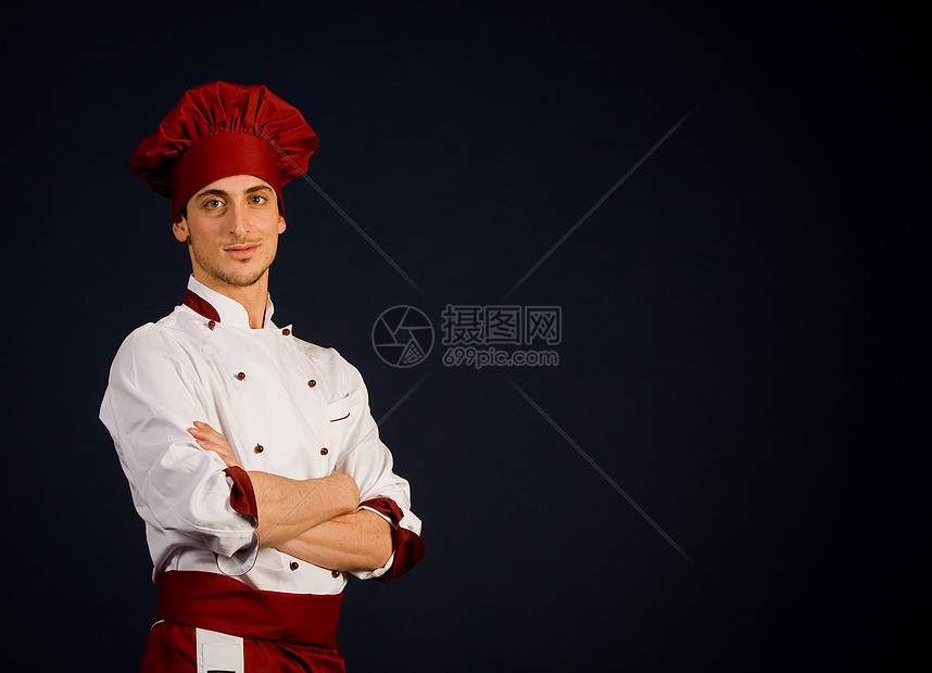 成功主厨安全男人食物餐饮帽子餐厅职业围裙高清图片下载-正版图片321057487-摄图网