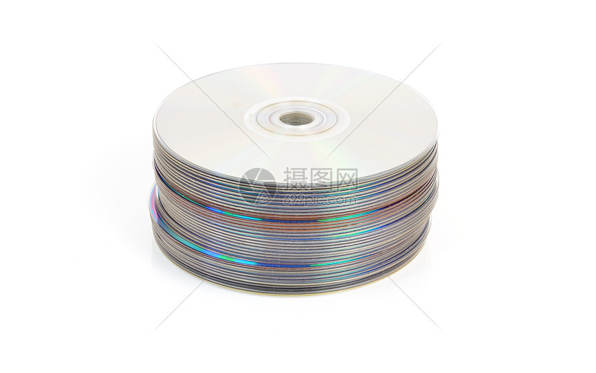 CD 或 DVD 堆栈高清图片下载-正版图片321074831-摄图网